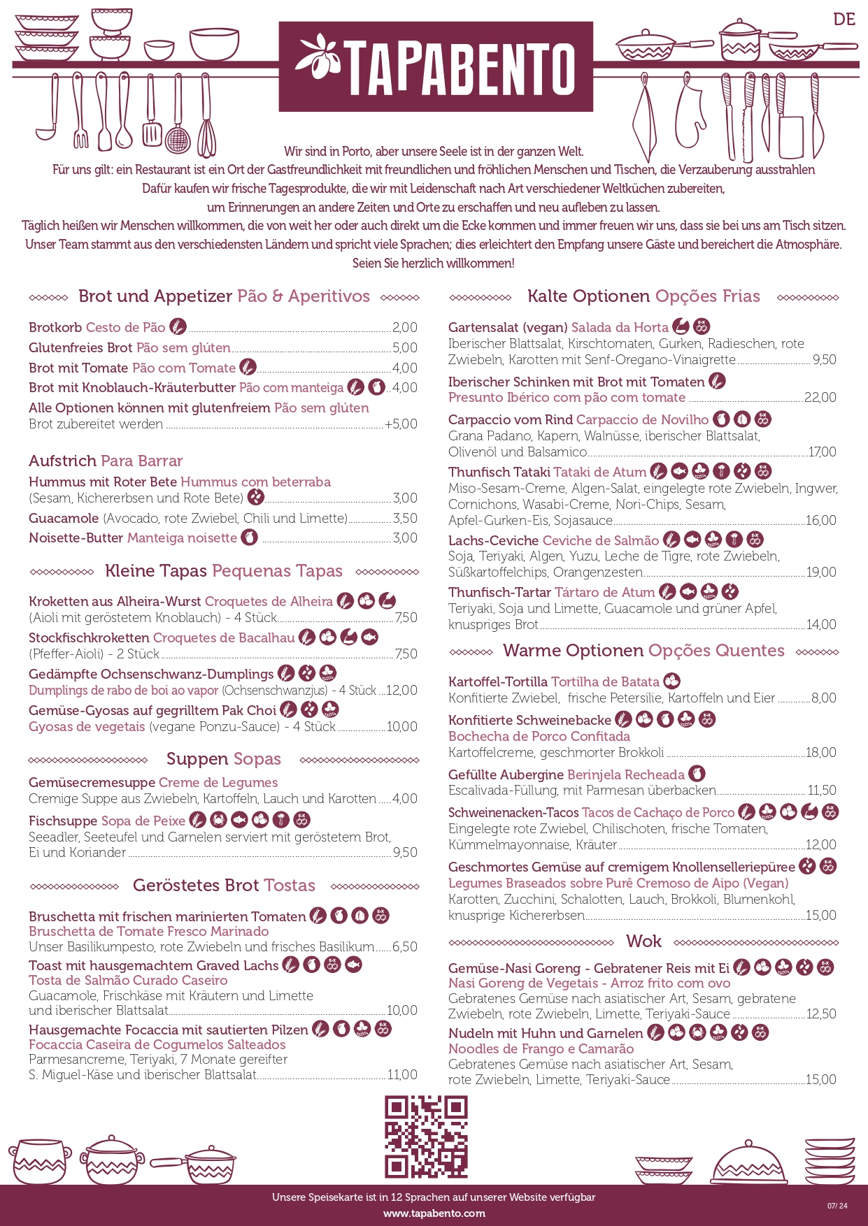 menu germany – TAPABENTO